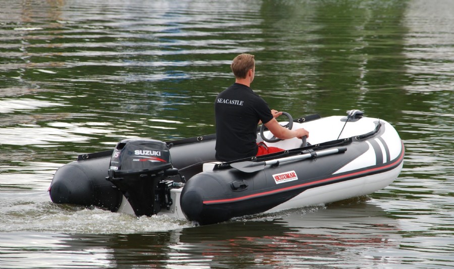 SUZUMAR 350 FDJ (GRÅ) MED SUZUKI DF15-ARS | Seacastle